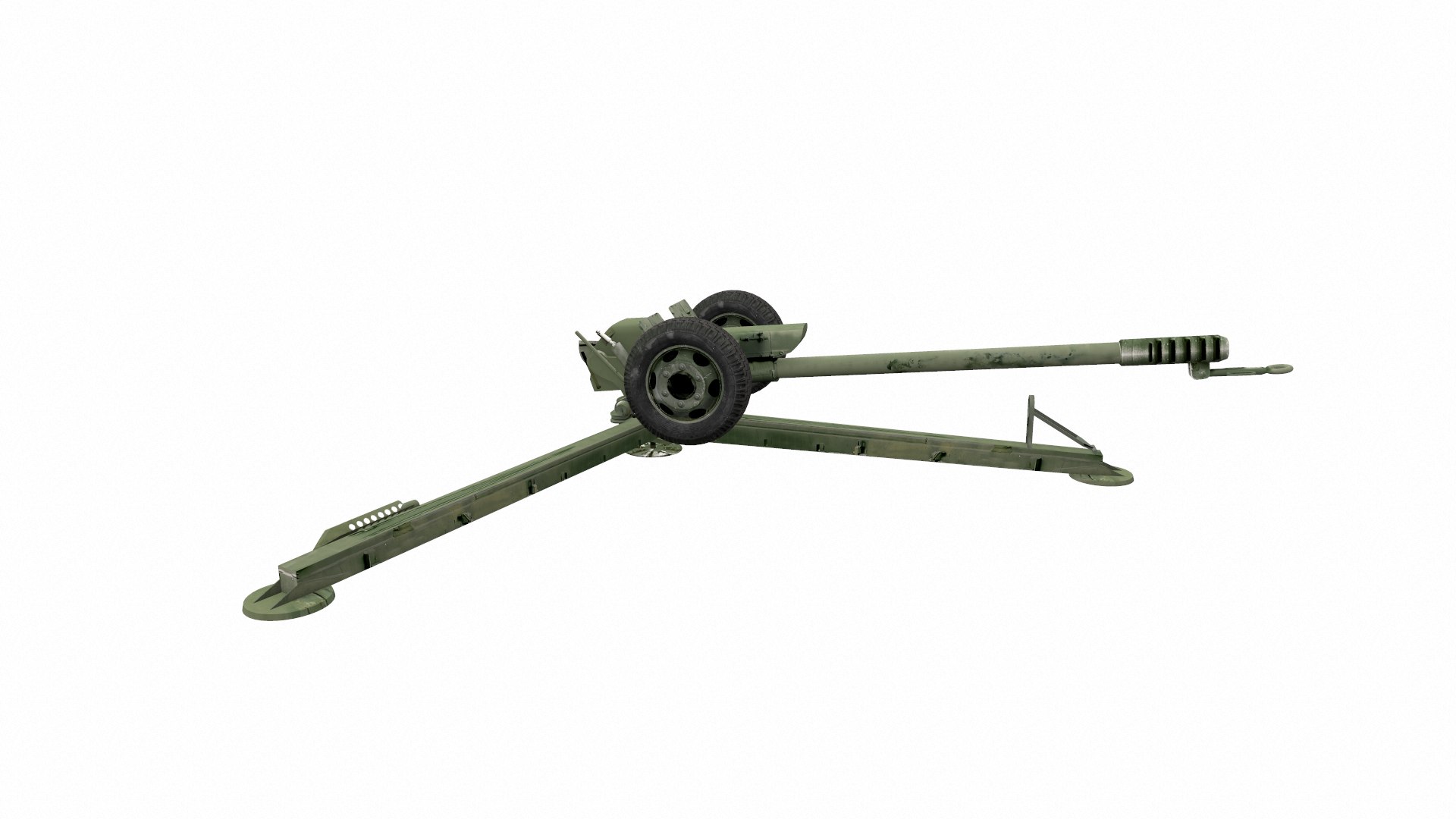 D30 2A18M Trumpeter 122mm Howitzer 3D Model - TurboSquid 1995924