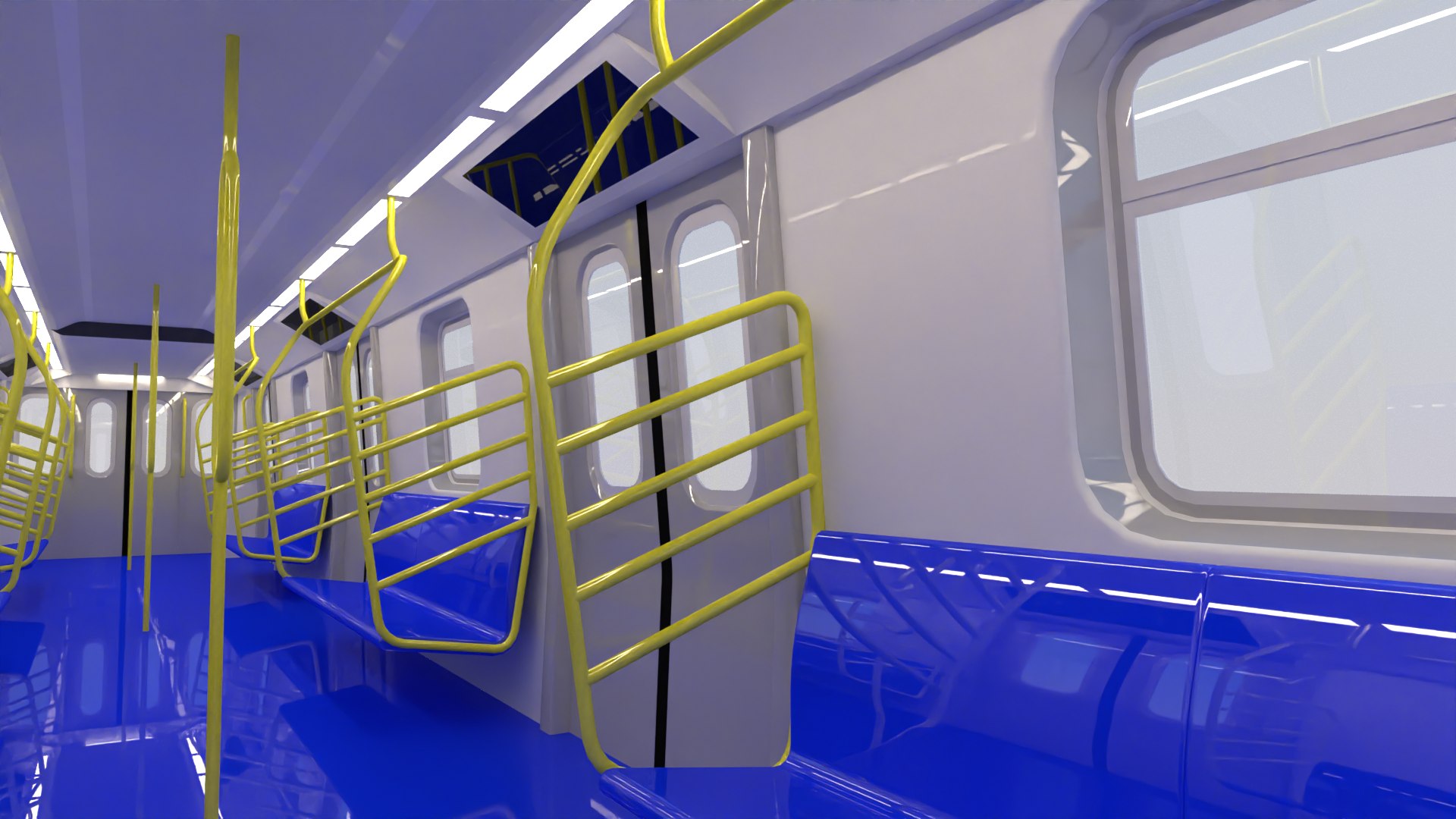 R211 Subway Car Interior 3D - TurboSquid 2068662