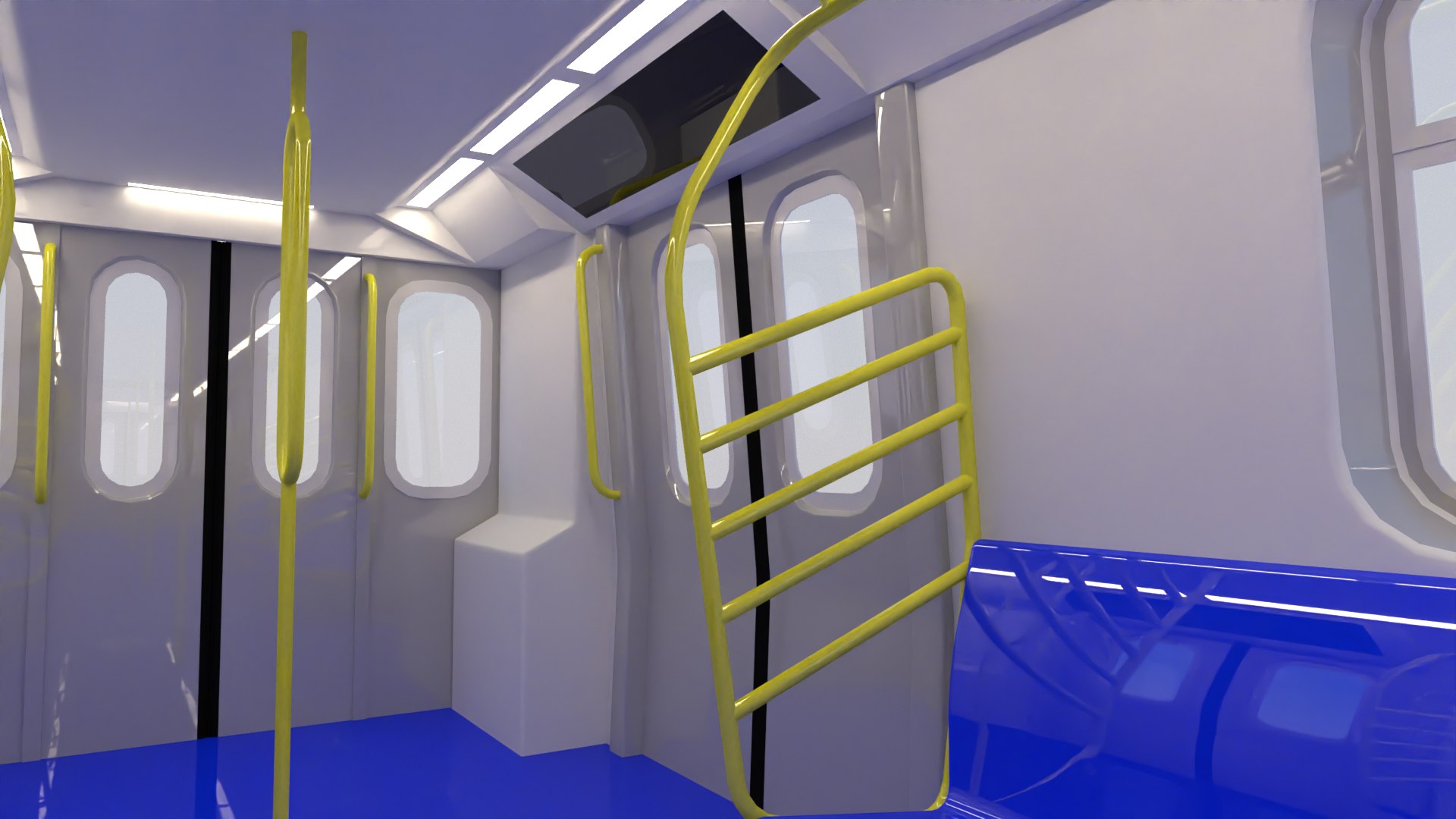 R211 Subway Car Interior 3D - TurboSquid 2068662