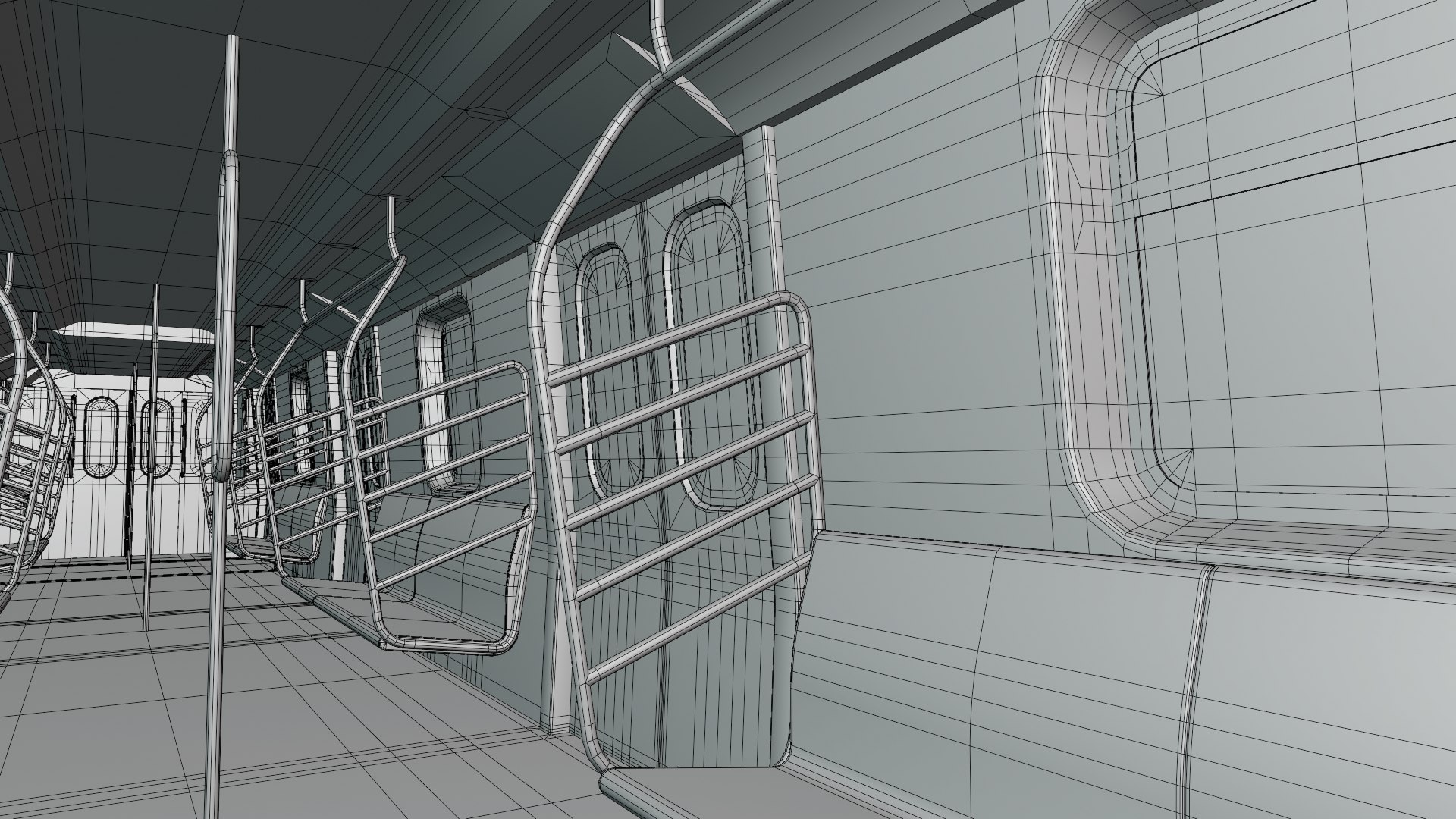 R211 Subway Car Interior 3D - TurboSquid 2068662
