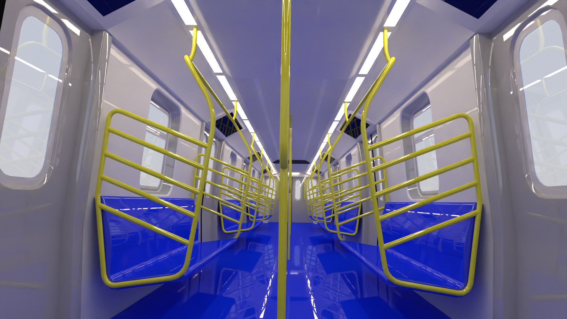 R211 Subway Car Interior 3D - TurboSquid 2068662