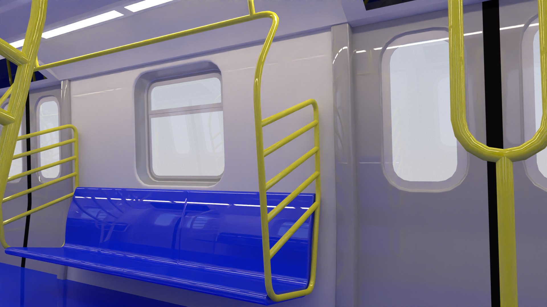 R211 Subway Car Interior 3D - TurboSquid 2068662