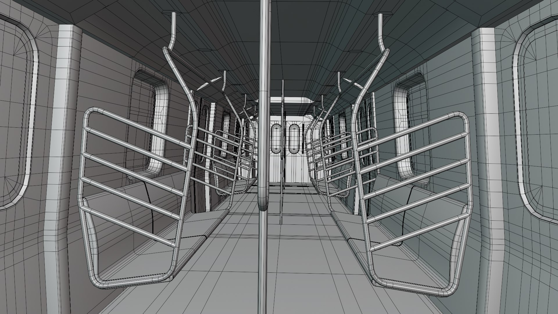 R211 Subway Car Interior 3D - TurboSquid 2068662