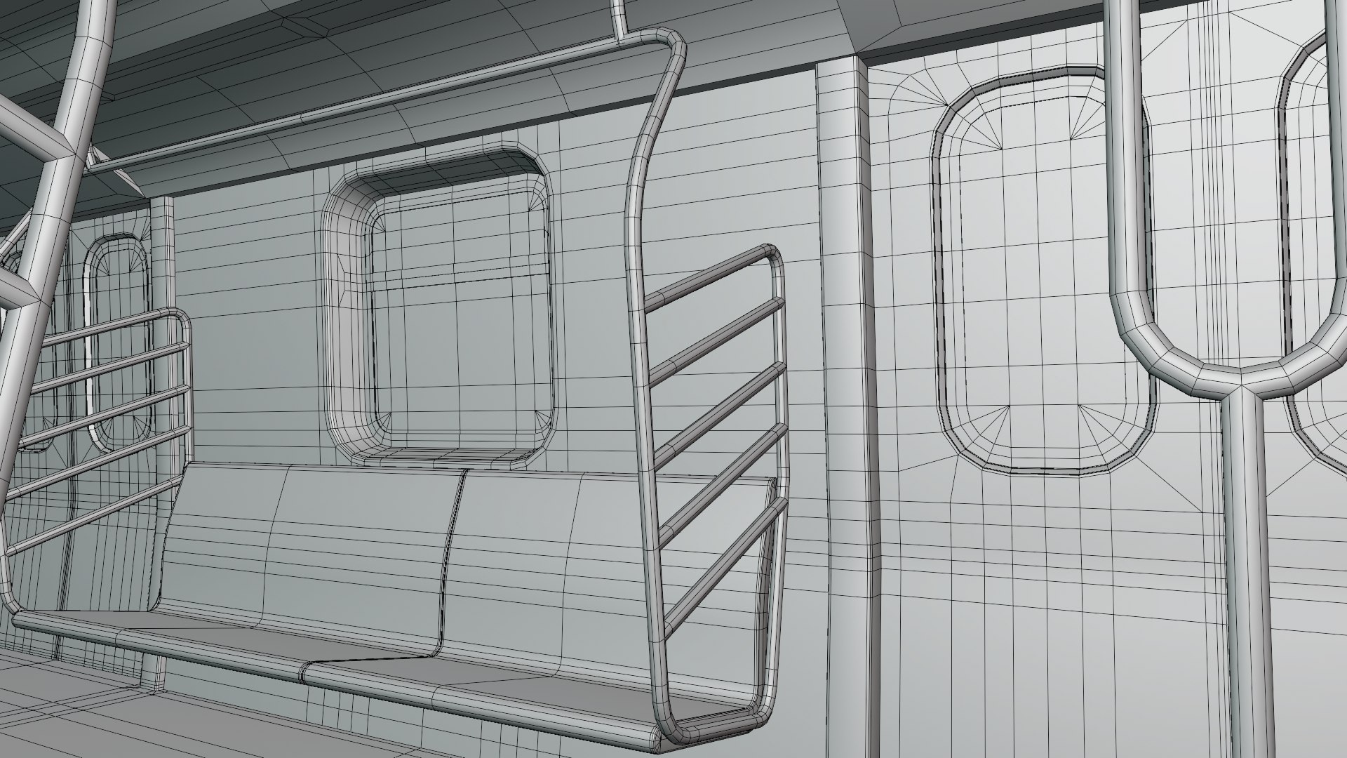 R211 Subway Car Interior 3D - TurboSquid 2068662