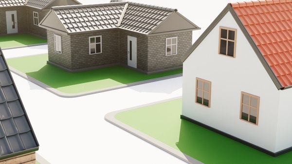 3D Sustainable Village model - TurboSquid 1919699