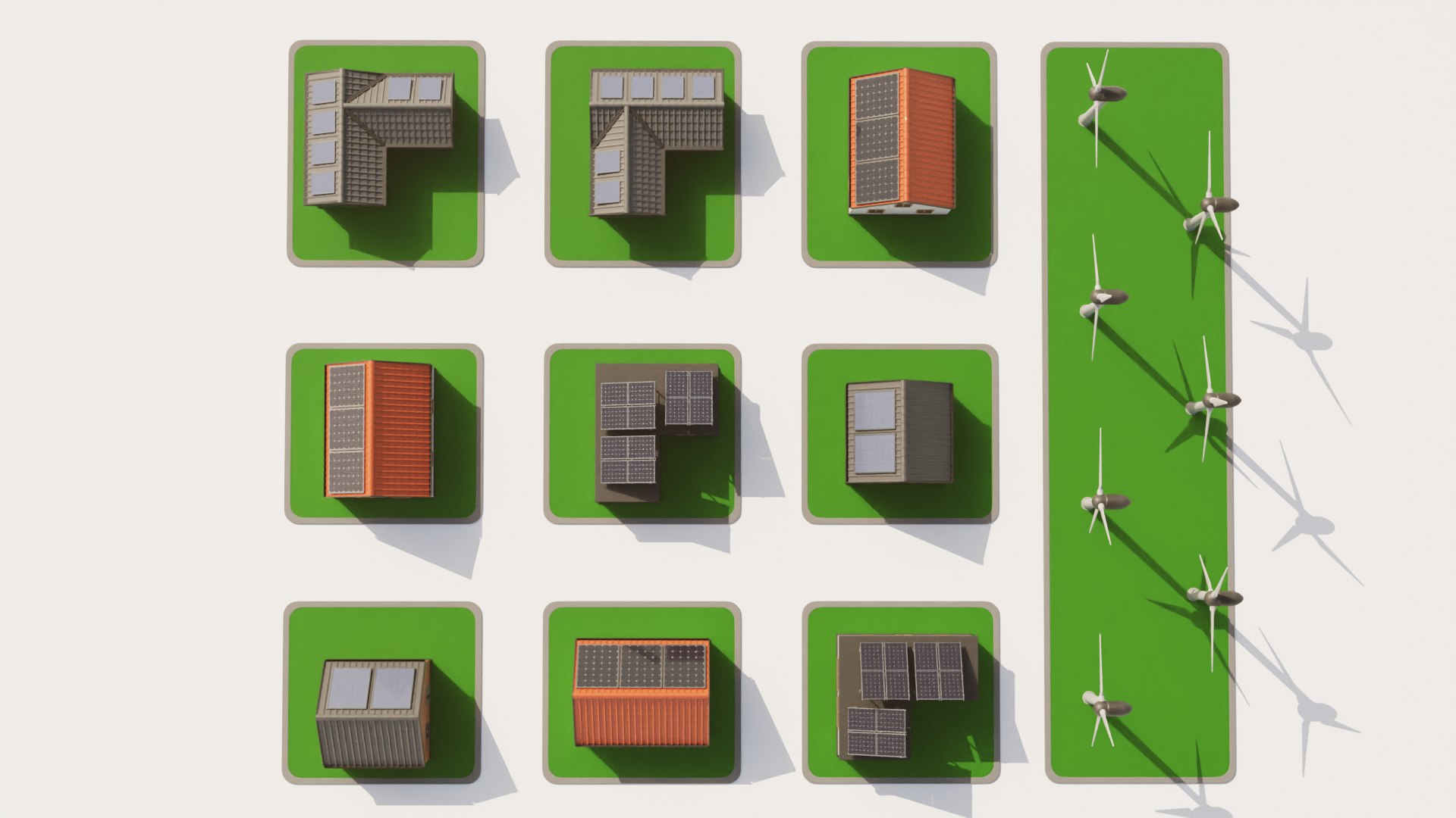 3D Sustainable Village Model - TurboSquid 1919699