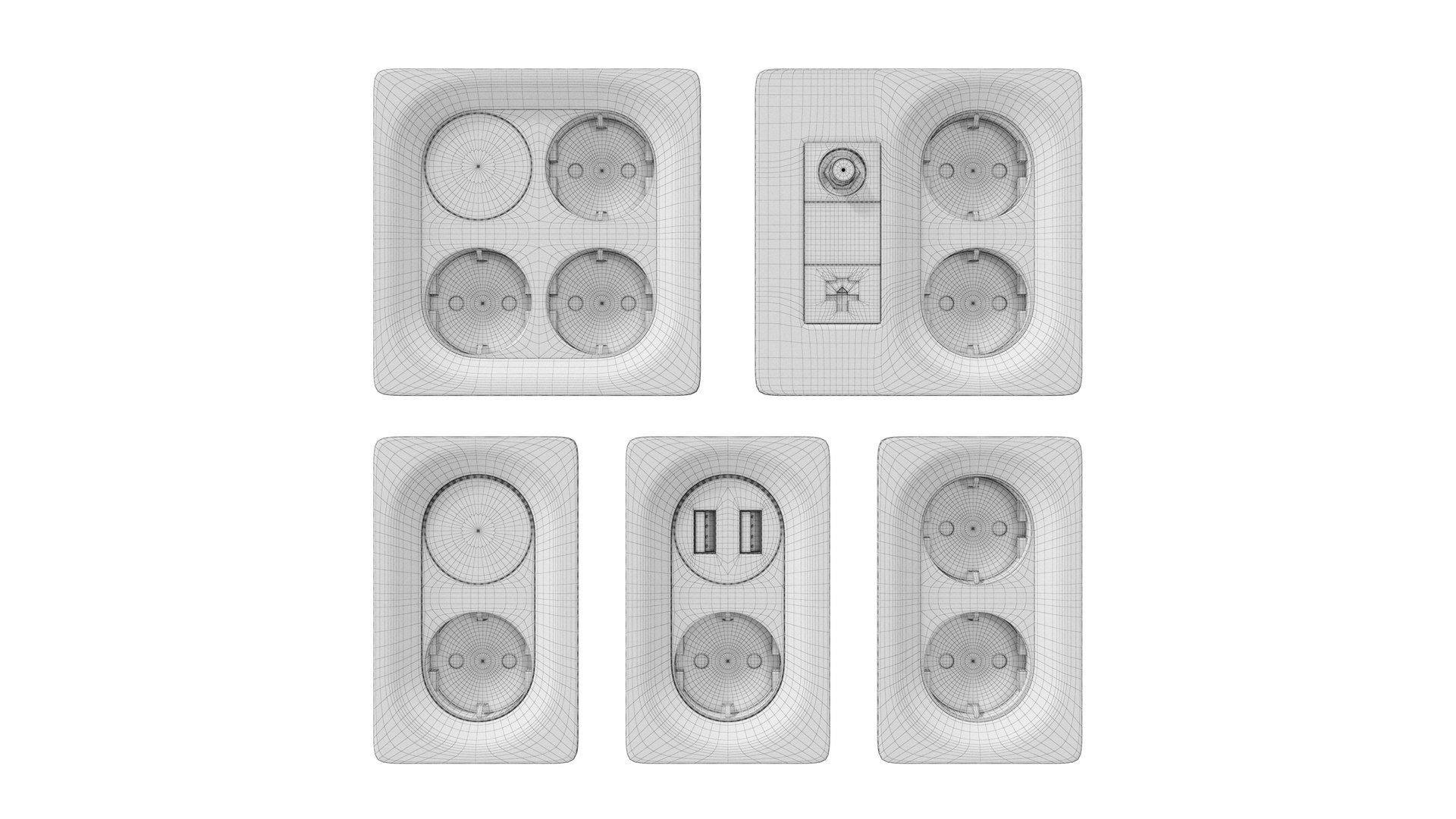 3D Model Socket Raemian - TurboSquid 2104187
