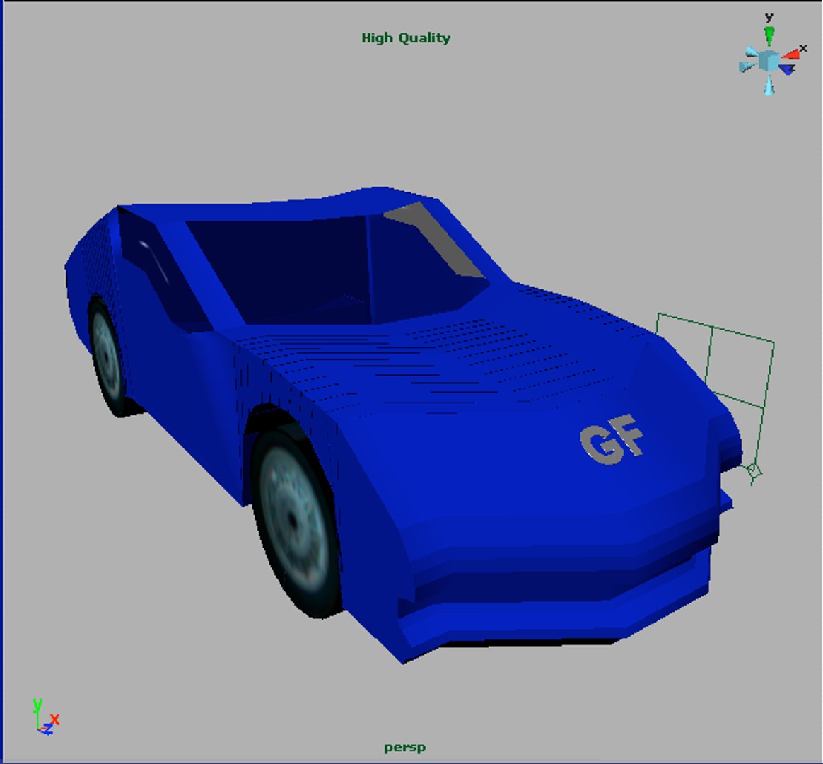 Free Racing Car 3d Model