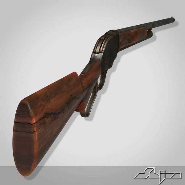 霰弹枪温彻斯特1887年3D模型 - TurboSquid 810504