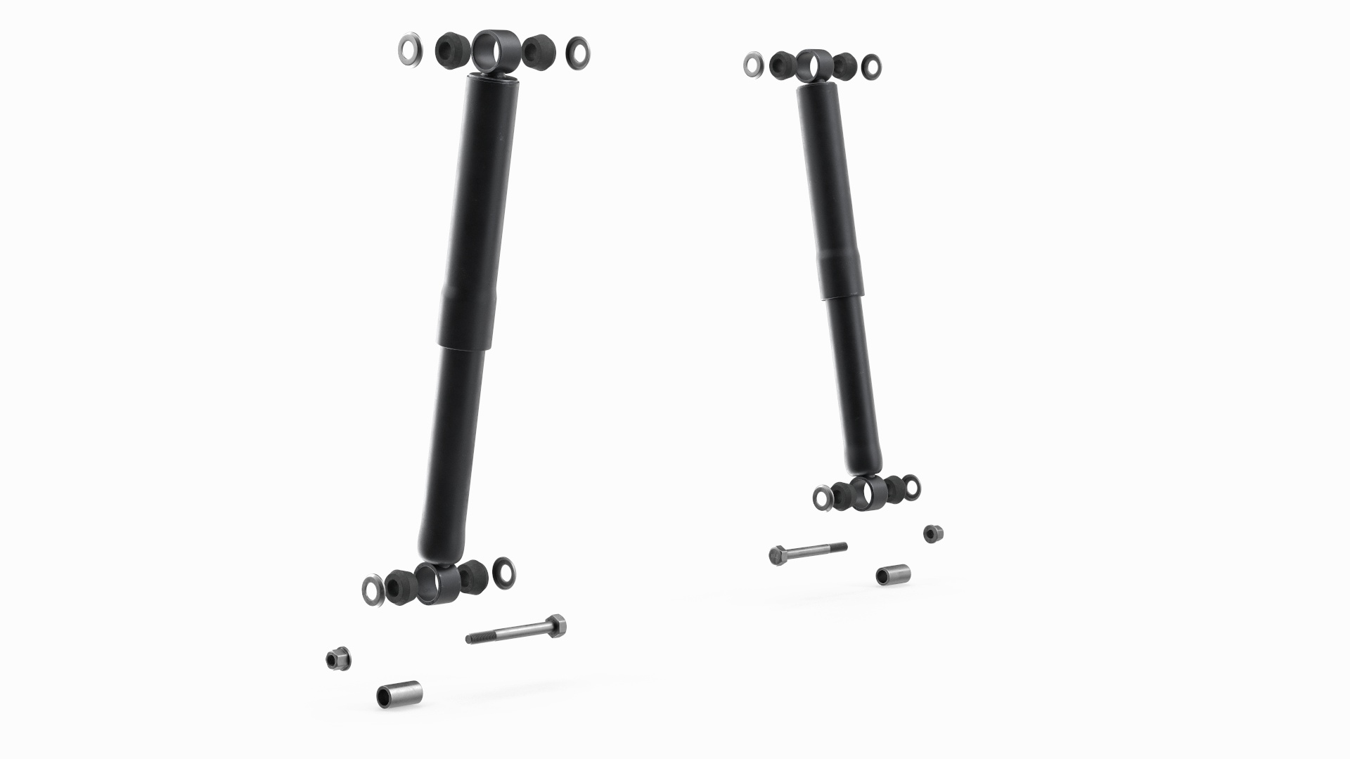 3D SUV Rear Shock Absorbers Exploded View Model - TurboSquid 2403653