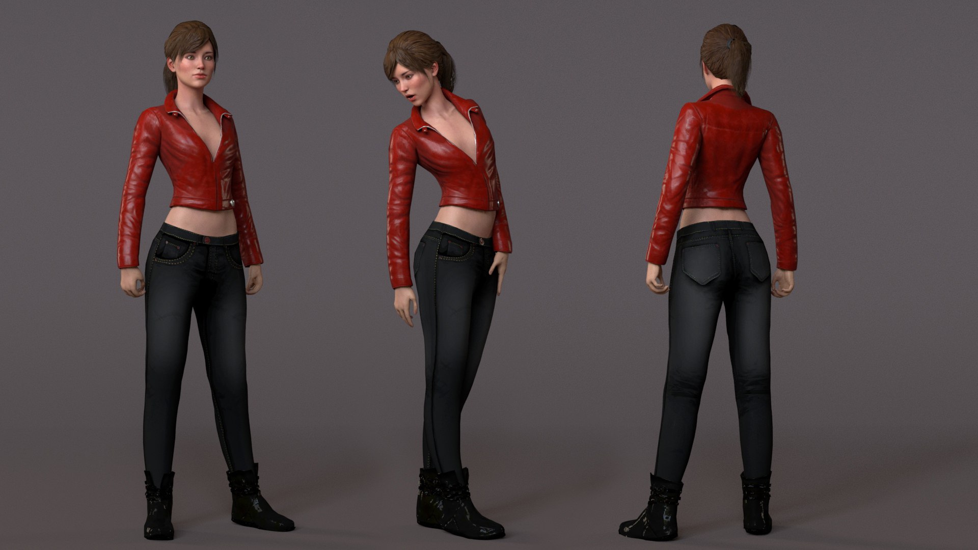 Female Base With Outfit 3D Model - TurboSquid 1804840