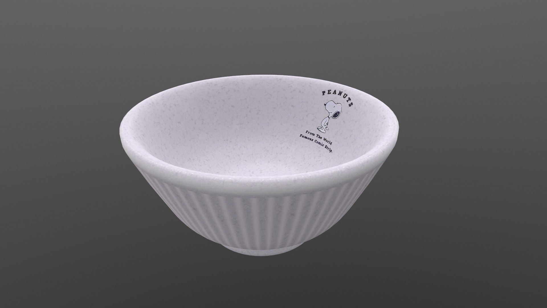 3D Peanuts Snoopy Rice Bowl Model - TurboSquid 2075819