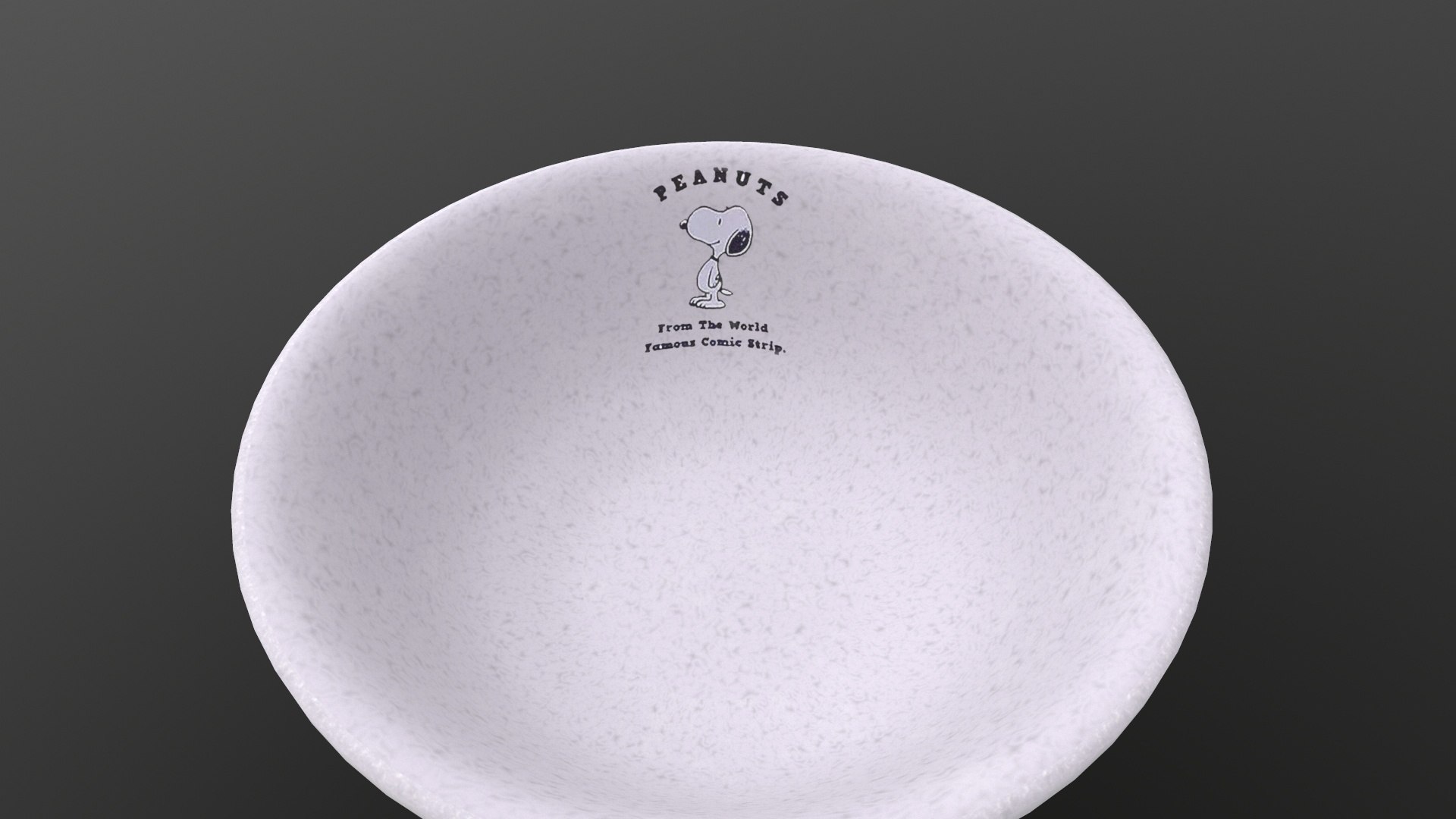 3D Peanuts Snoopy Rice Bowl Model - TurboSquid 2075819