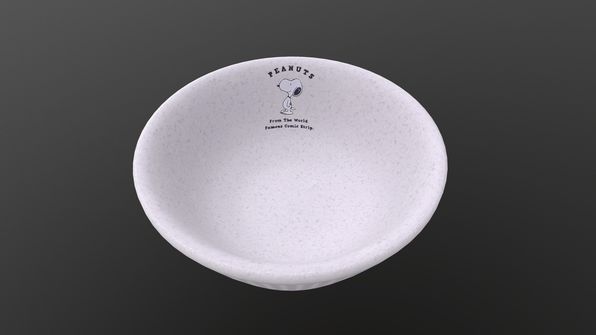 3D Peanuts Snoopy Rice Bowl Model - TurboSquid 2075819