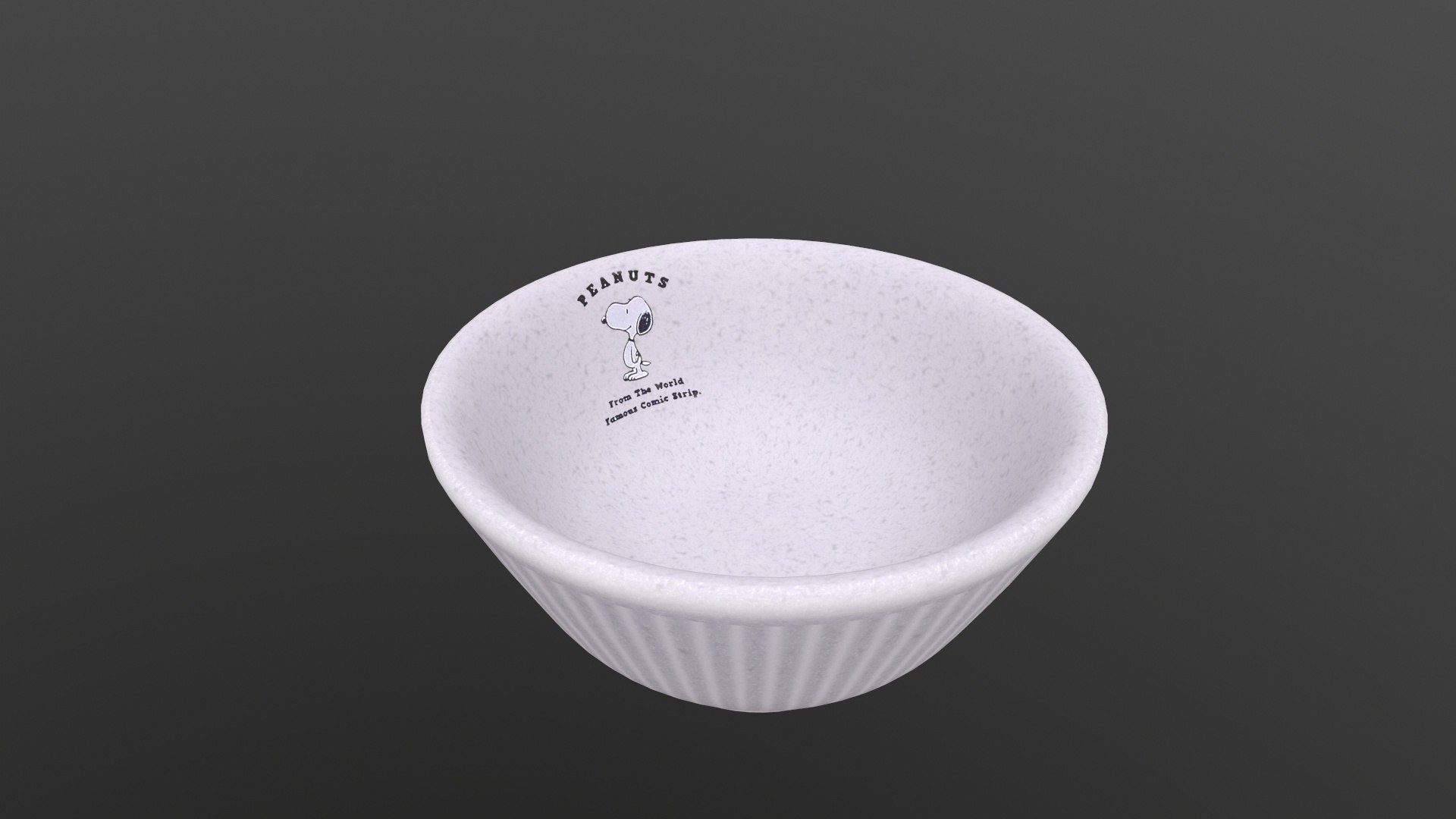 3D Peanuts Snoopy Rice Bowl Model - TurboSquid 2075819