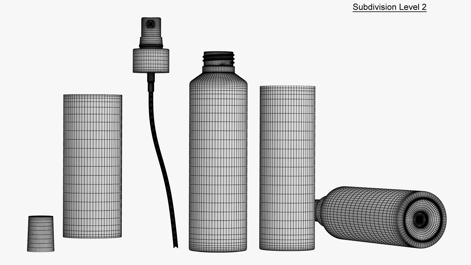 Spray Bottle Model - TurboSquid 1556411