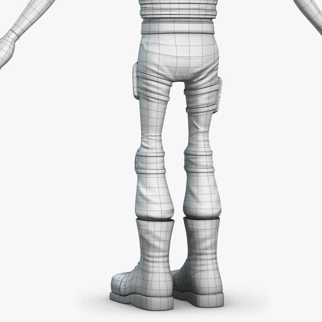 3d obj cartoon character