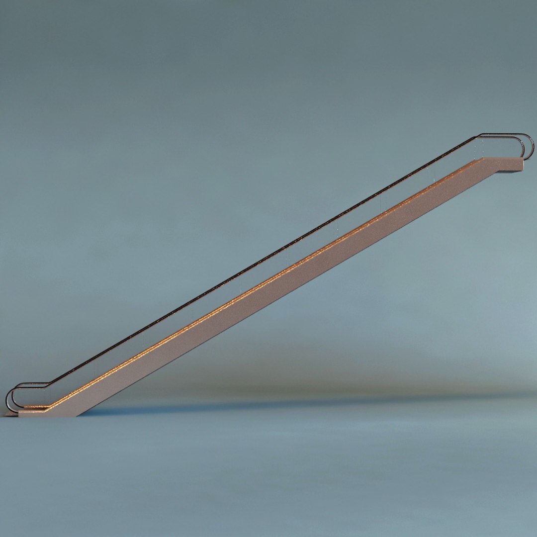 Escalators Set Modelled 3d C4d