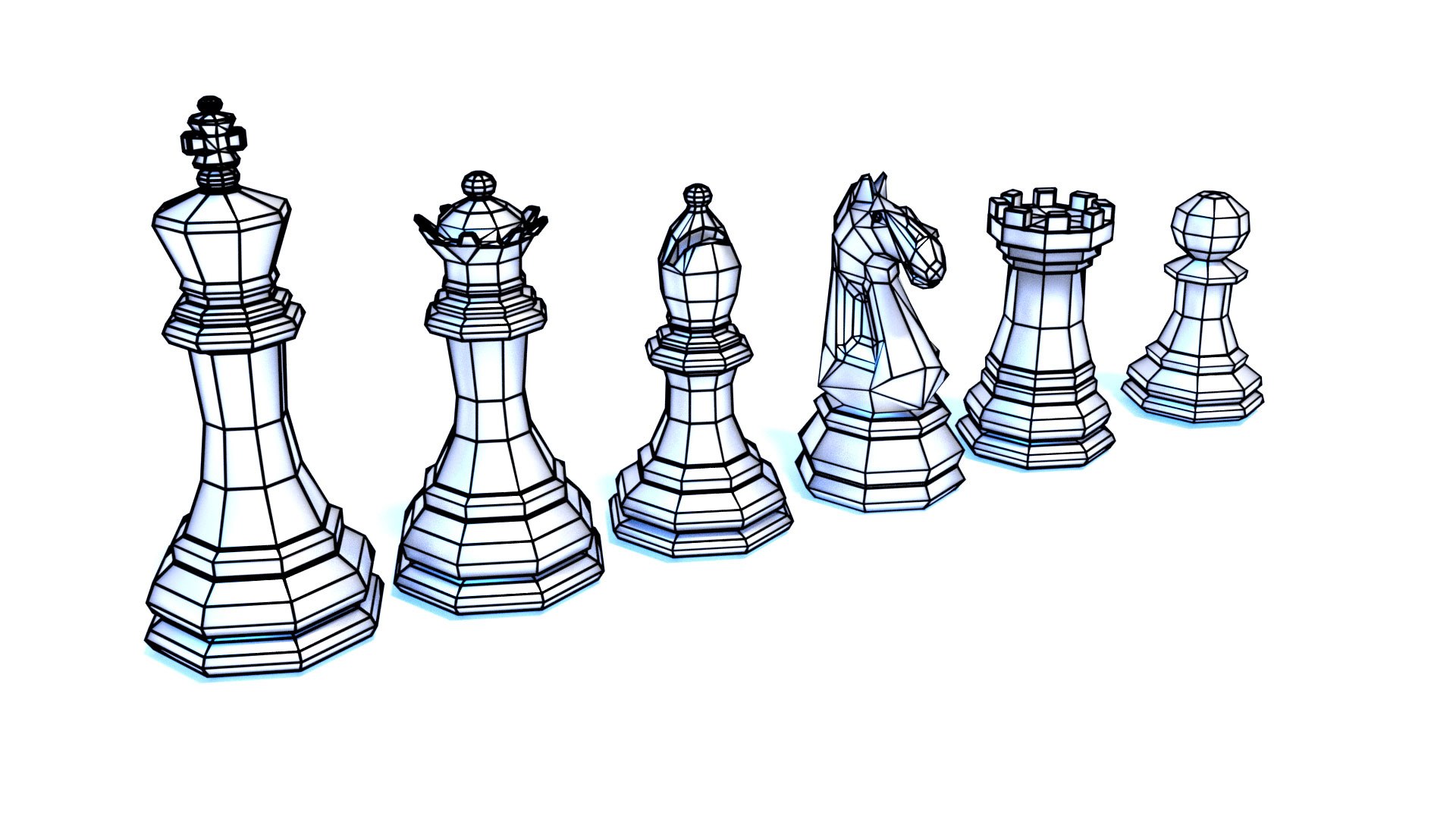 Chess Board Model - TurboSquid 1625892