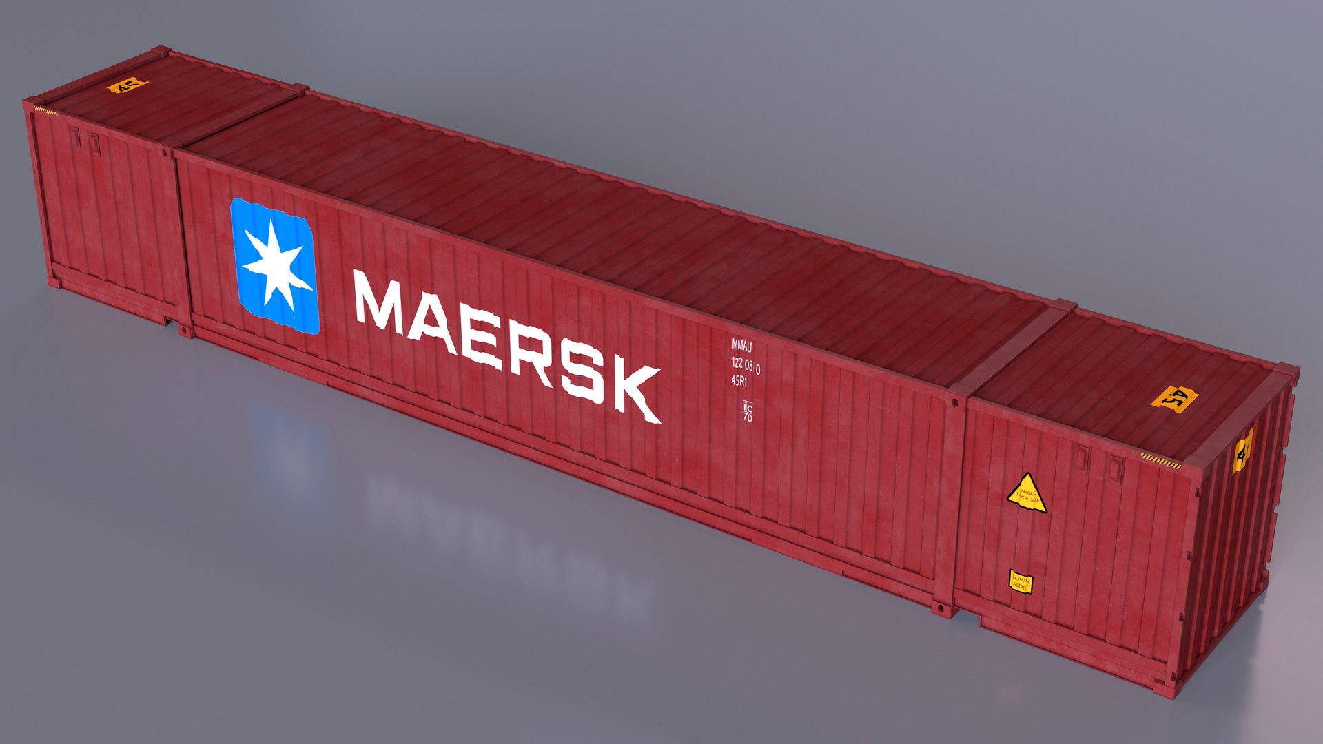 3D Shipping Container 53 Ft - TurboSquid 2164086