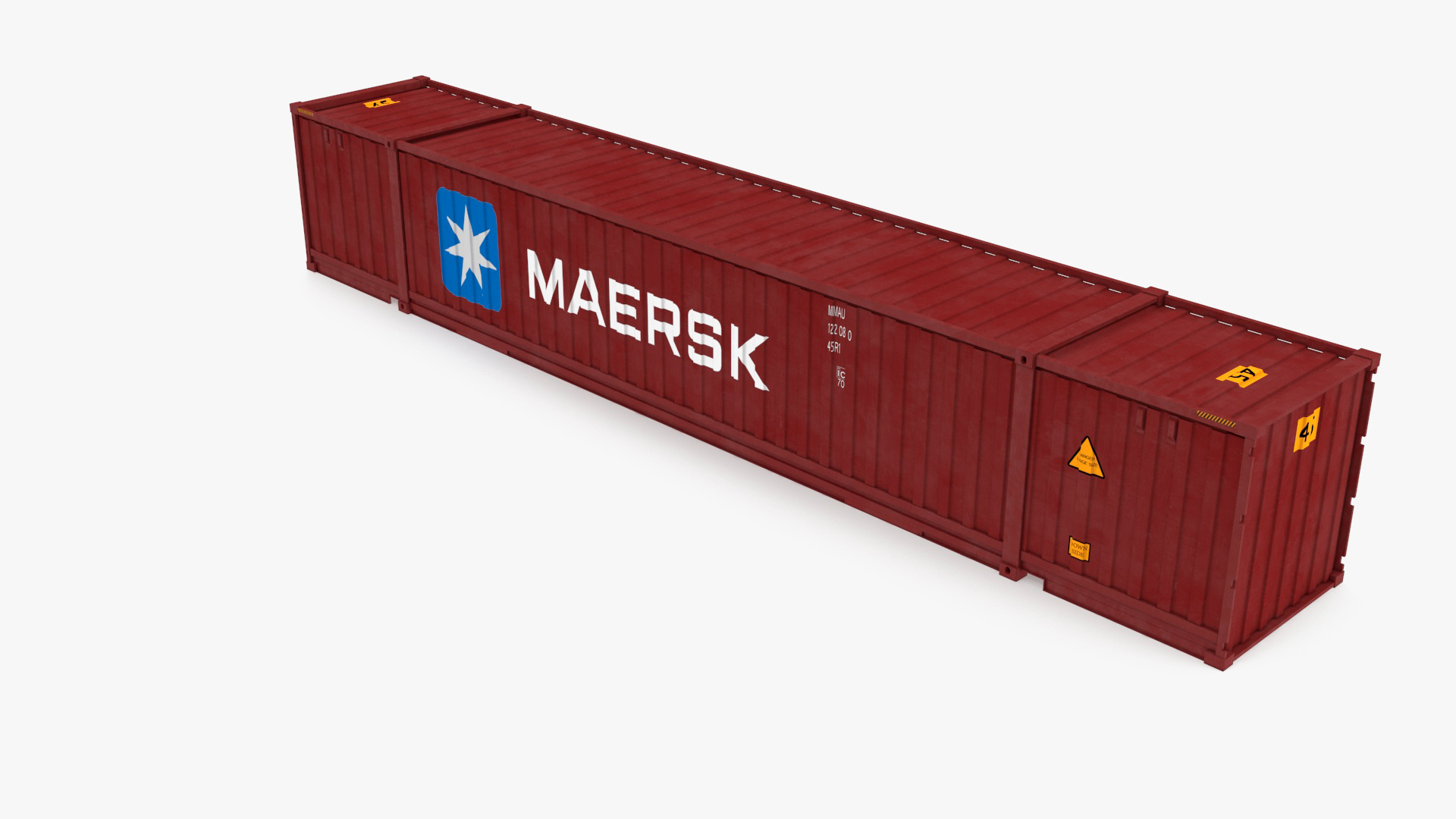 3D Shipping Container 53 Ft - TurboSquid 2164086