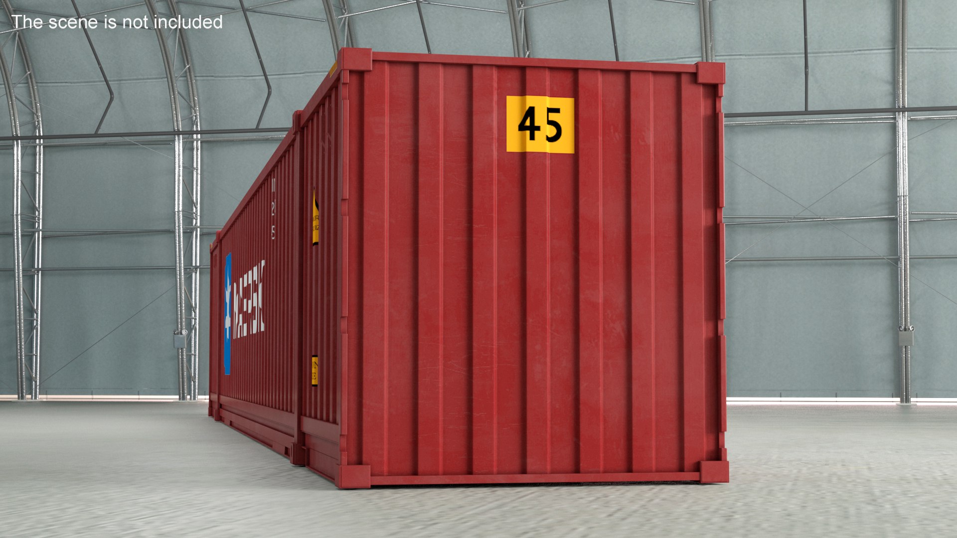 3D Shipping Container 53 Ft - TurboSquid 2164086