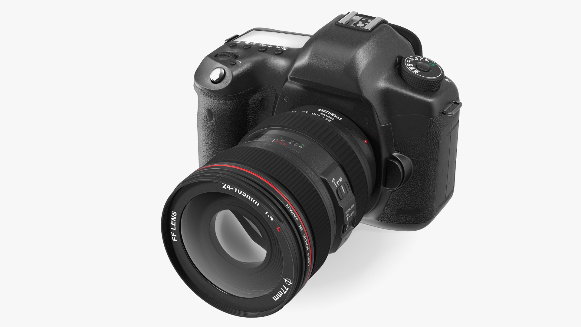 3D Digital SLR Camera model - TurboSquid 2147288