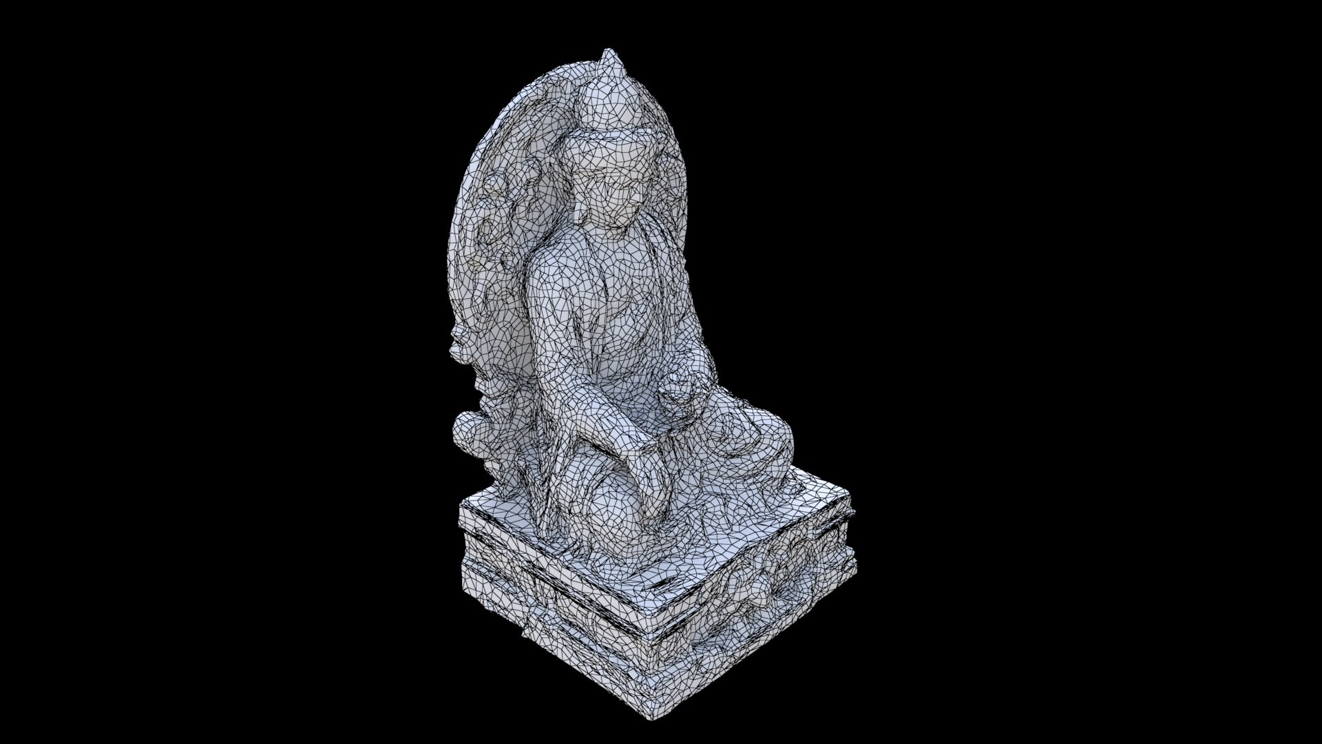 Chinese Sculpture 4 3D Model - TurboSquid 2331491