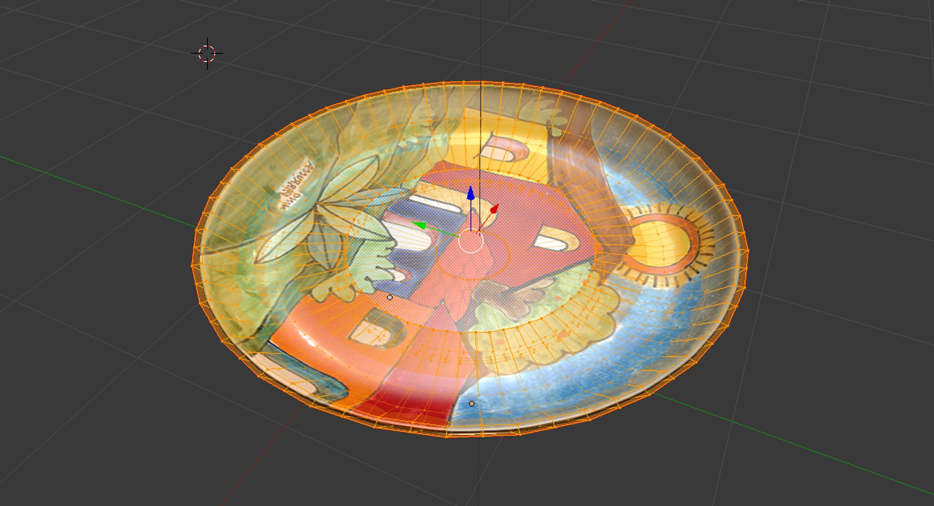 3d Obj Artistic Dish