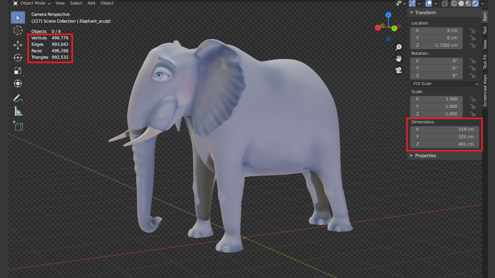 Nice And Kind Cartoon Elephant Character Stylized 3D Model - TurboSquid ...
