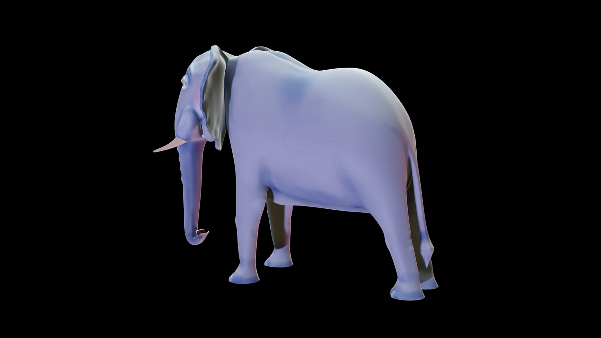 Nice And Kind Cartoon Elephant Character Stylized 3D Model - TurboSquid ...