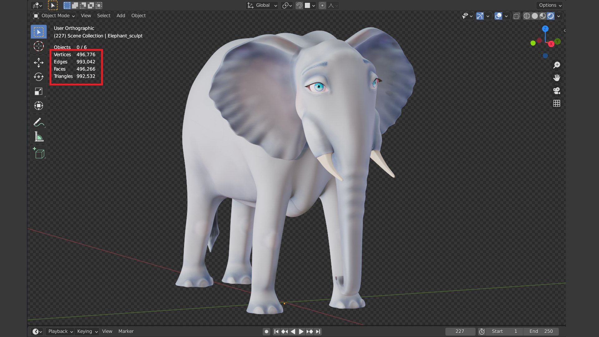Nice And Kind Cartoon Elephant Character Stylized 3D Model - TurboSquid ...
