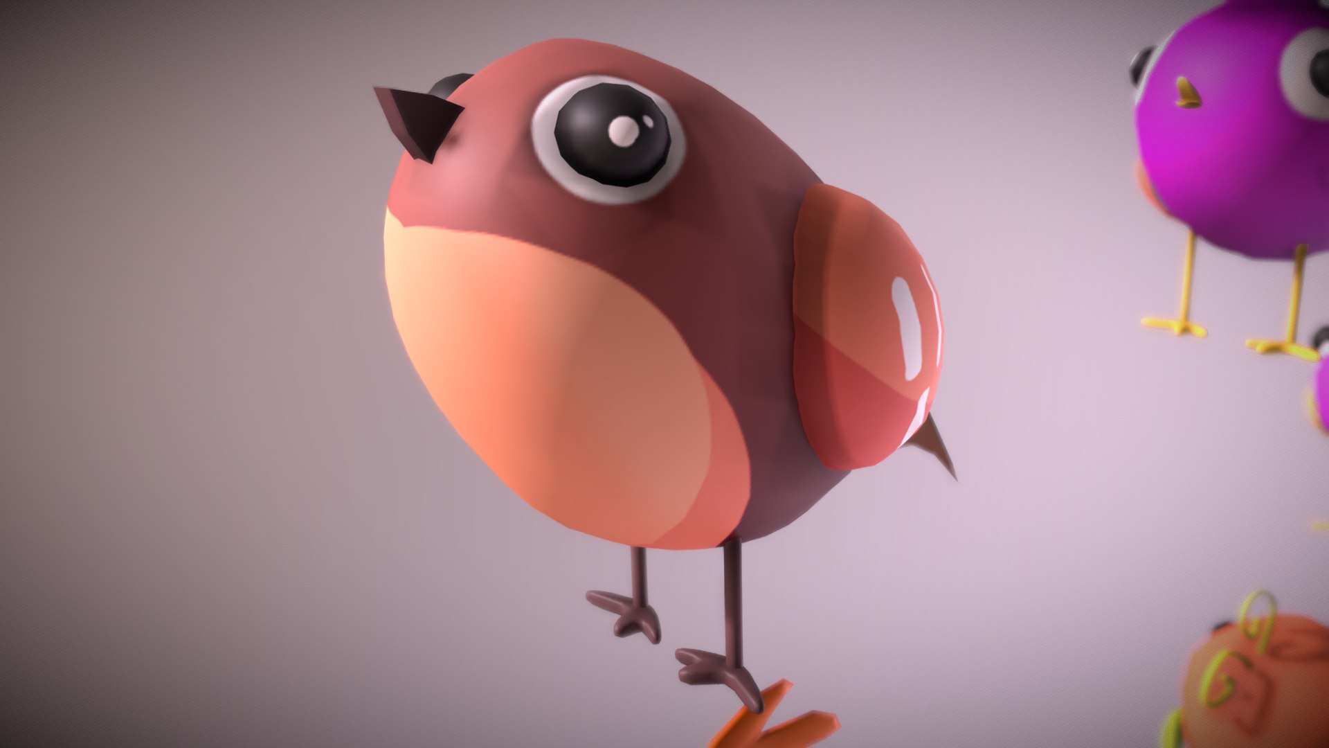 3D Model Cartoon Bird Collection - TurboSquid 2134102
