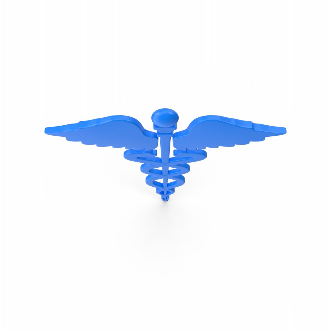 3D Medical Symbol Blue - TurboSquid 2316619