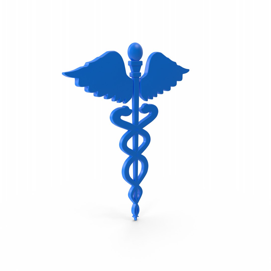 3D Medical Symbol Blue - TurboSquid 2316619