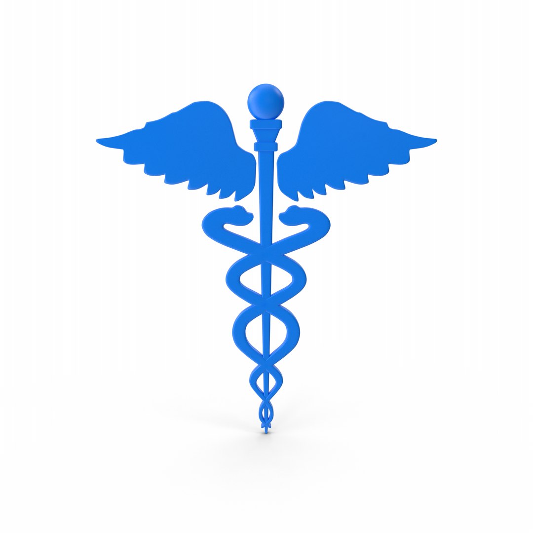3D Medical Symbol Blue - TurboSquid 2316619