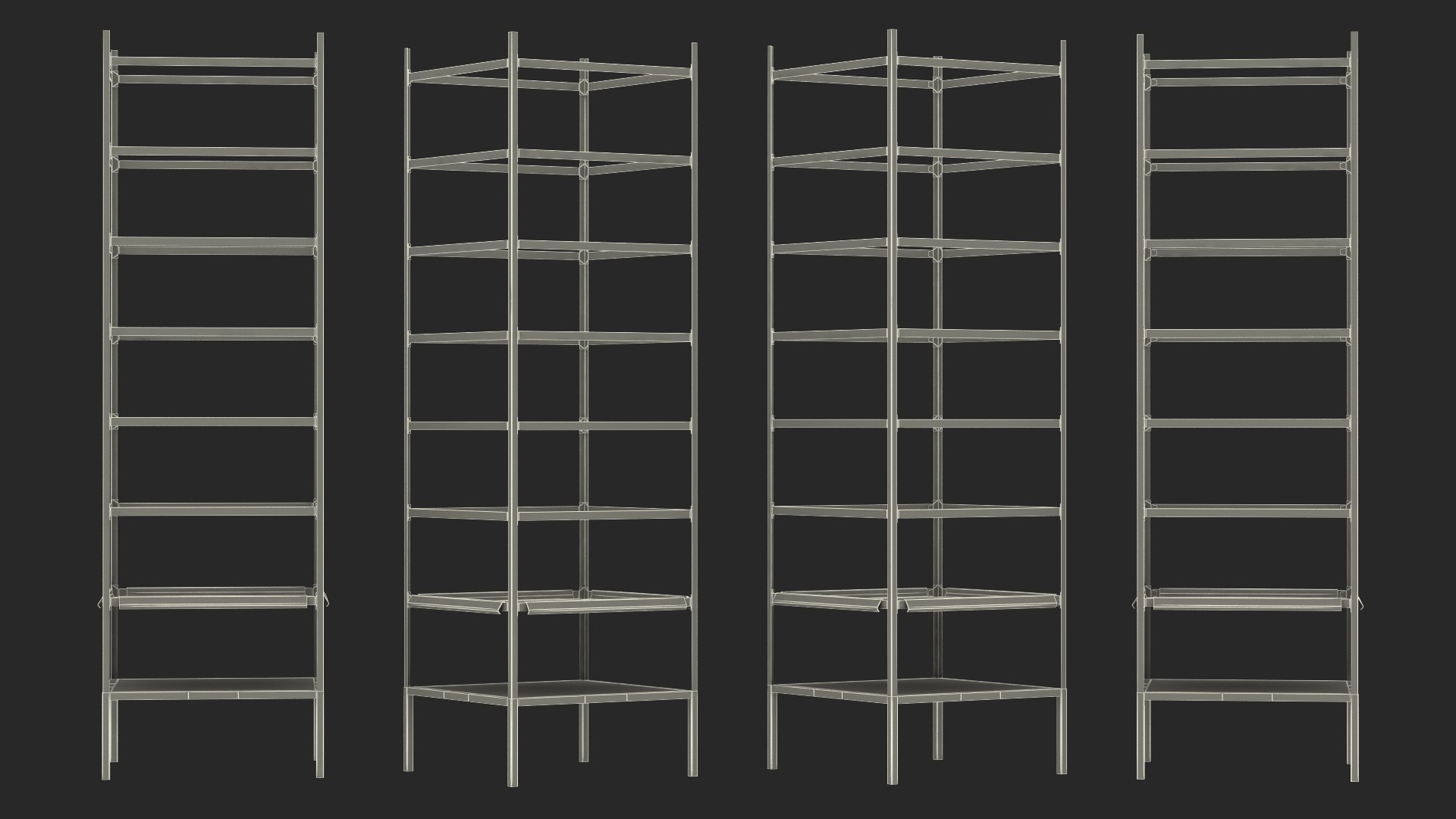 3D model storage rack - TurboSquid 1494147