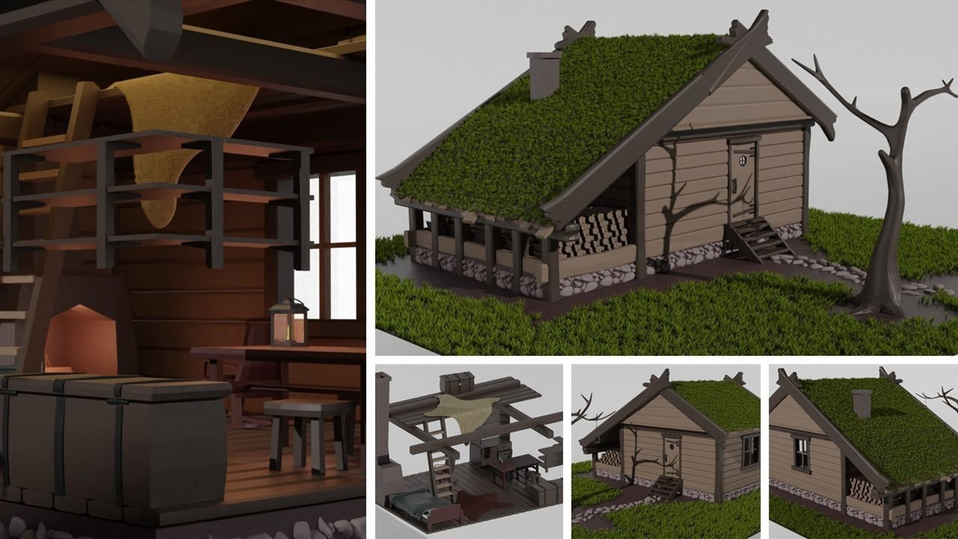 Hunter House 3D Model - TurboSquid 2013397