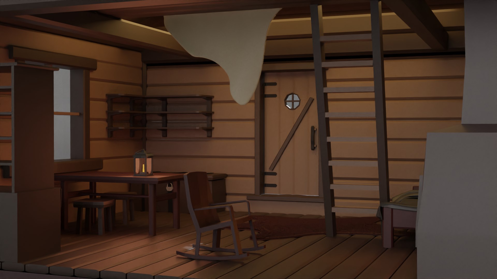 Hunter House 3D Model - TurboSquid 2013397