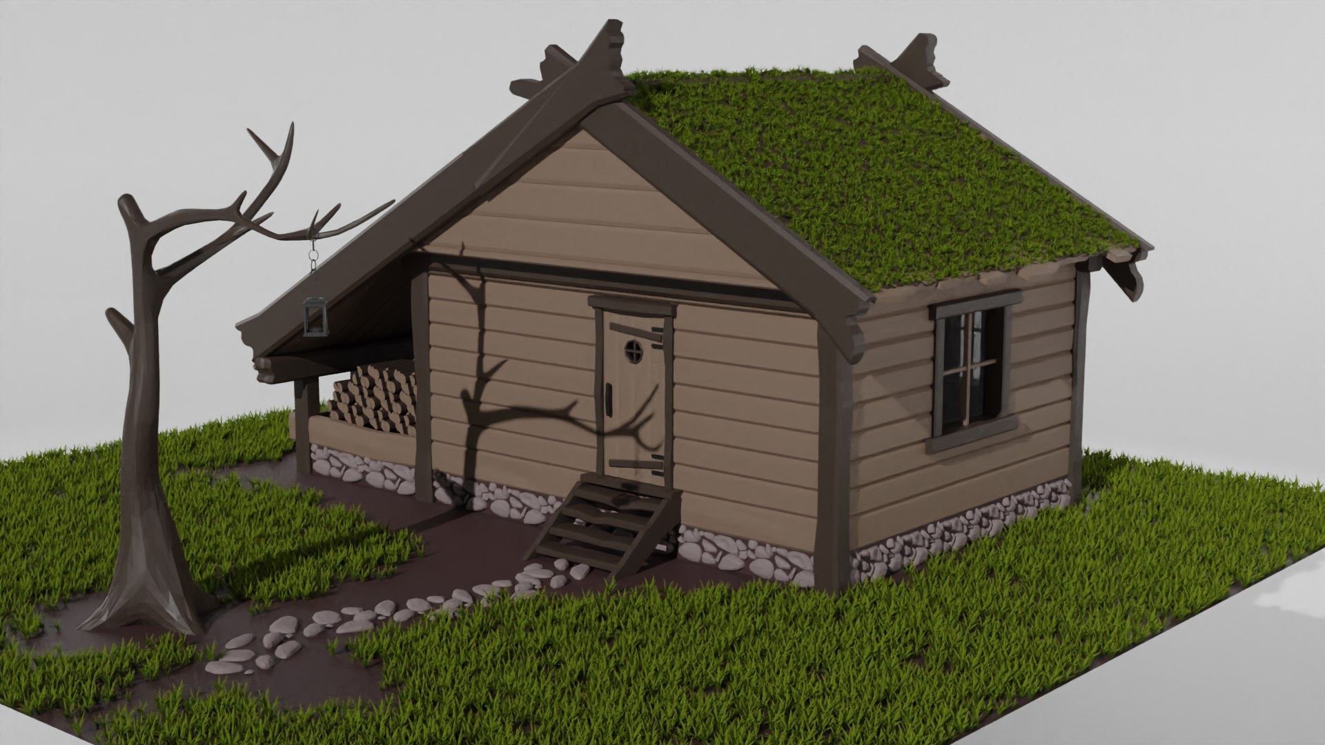 Hunter House 3D Model - TurboSquid 2013397