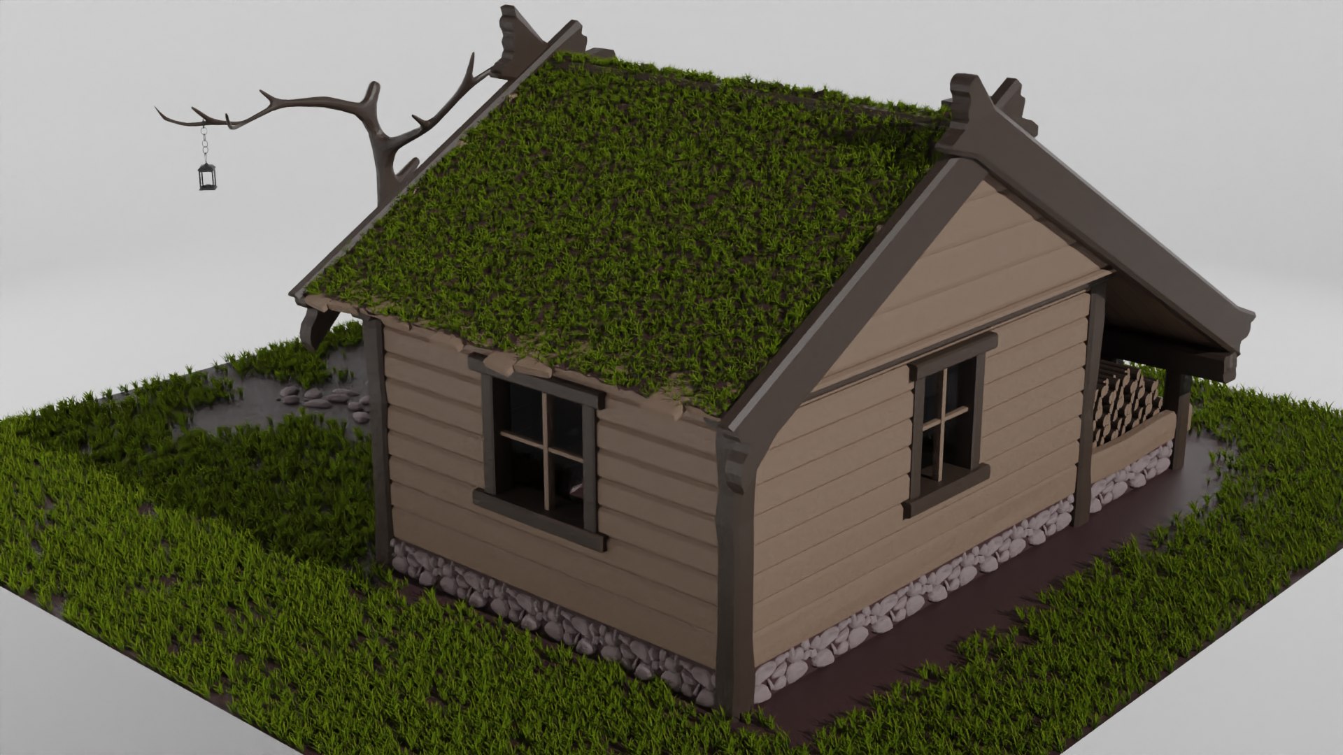 Hunter House 3D Model - TurboSquid 2013397