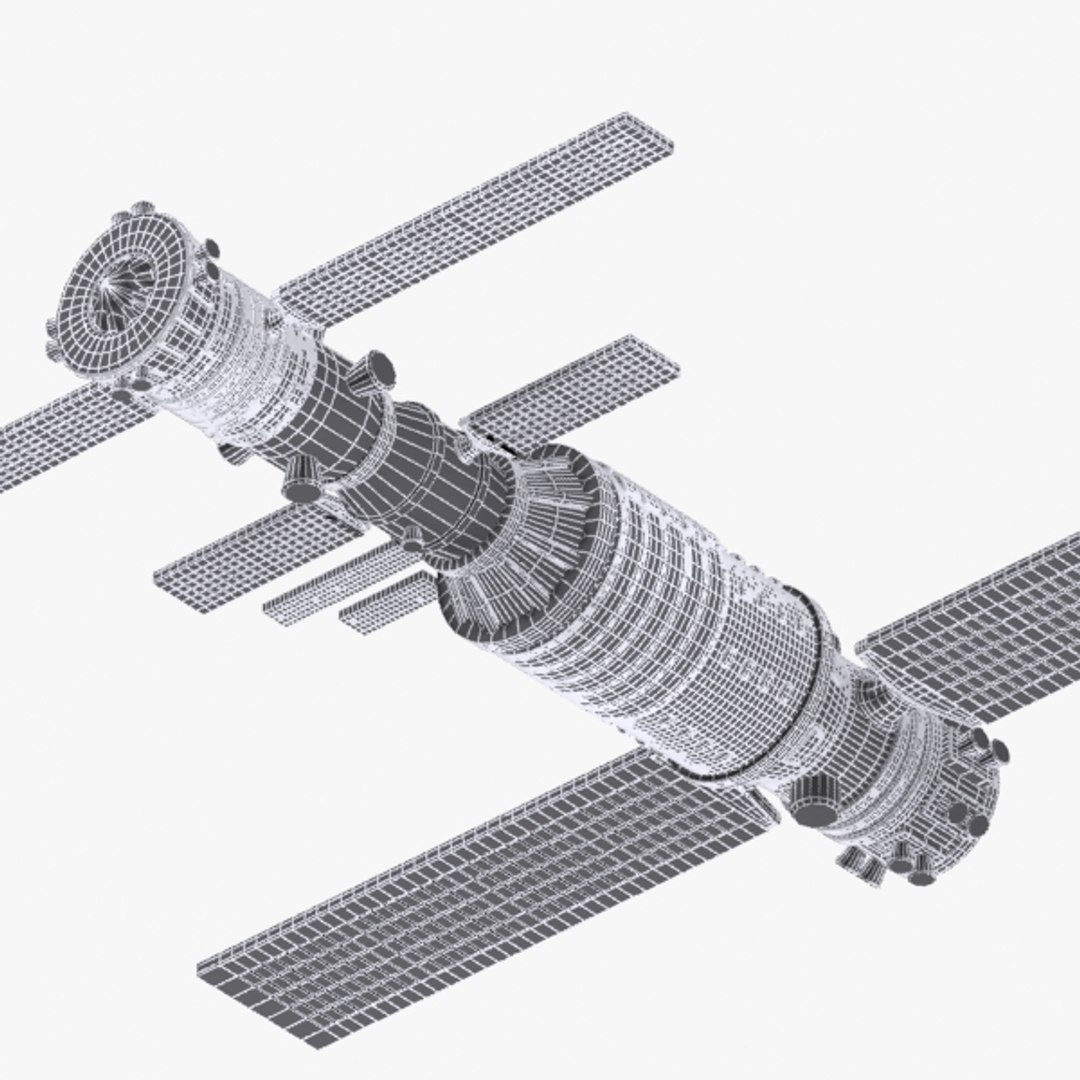 Space Station 3d Model