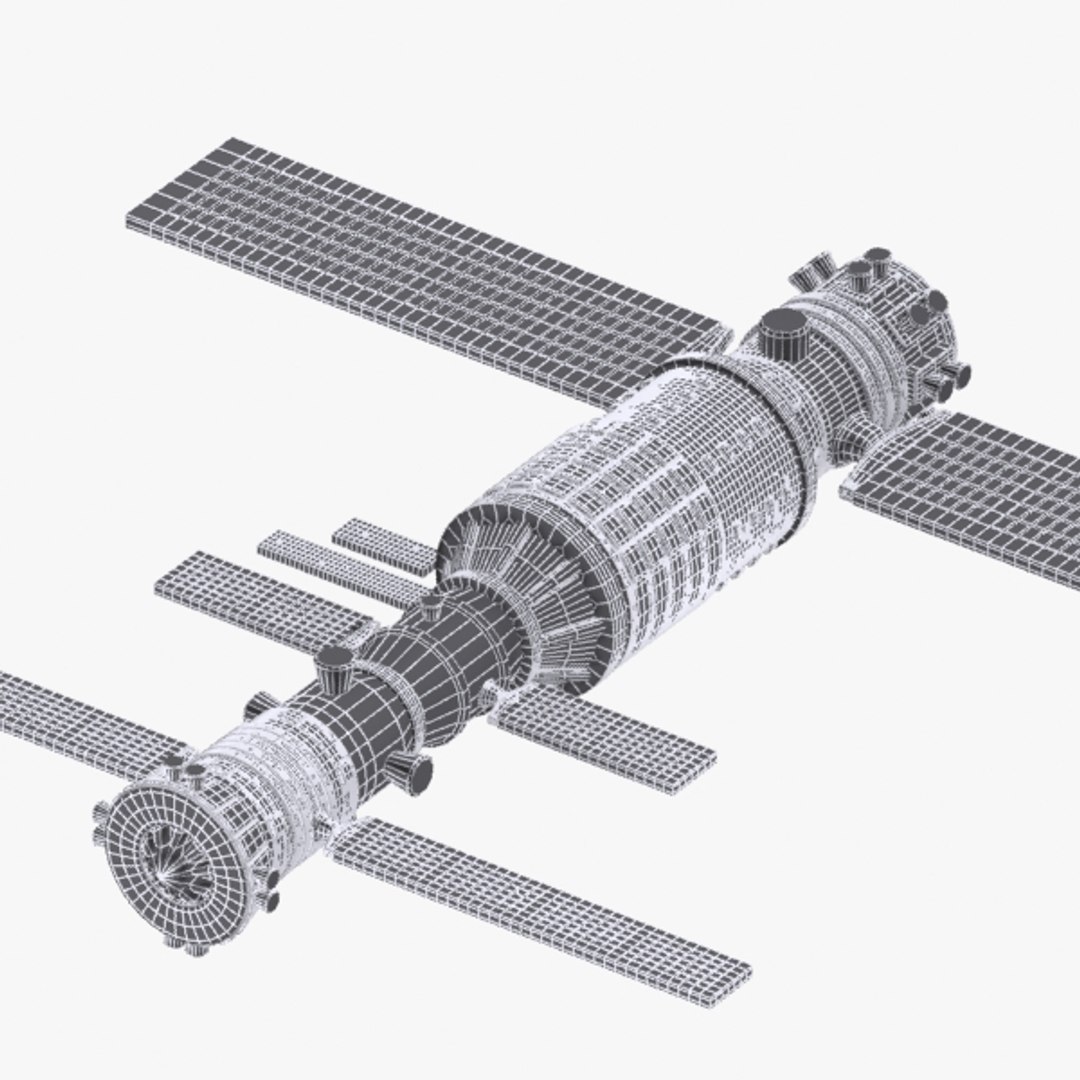 Space Station 3d Model