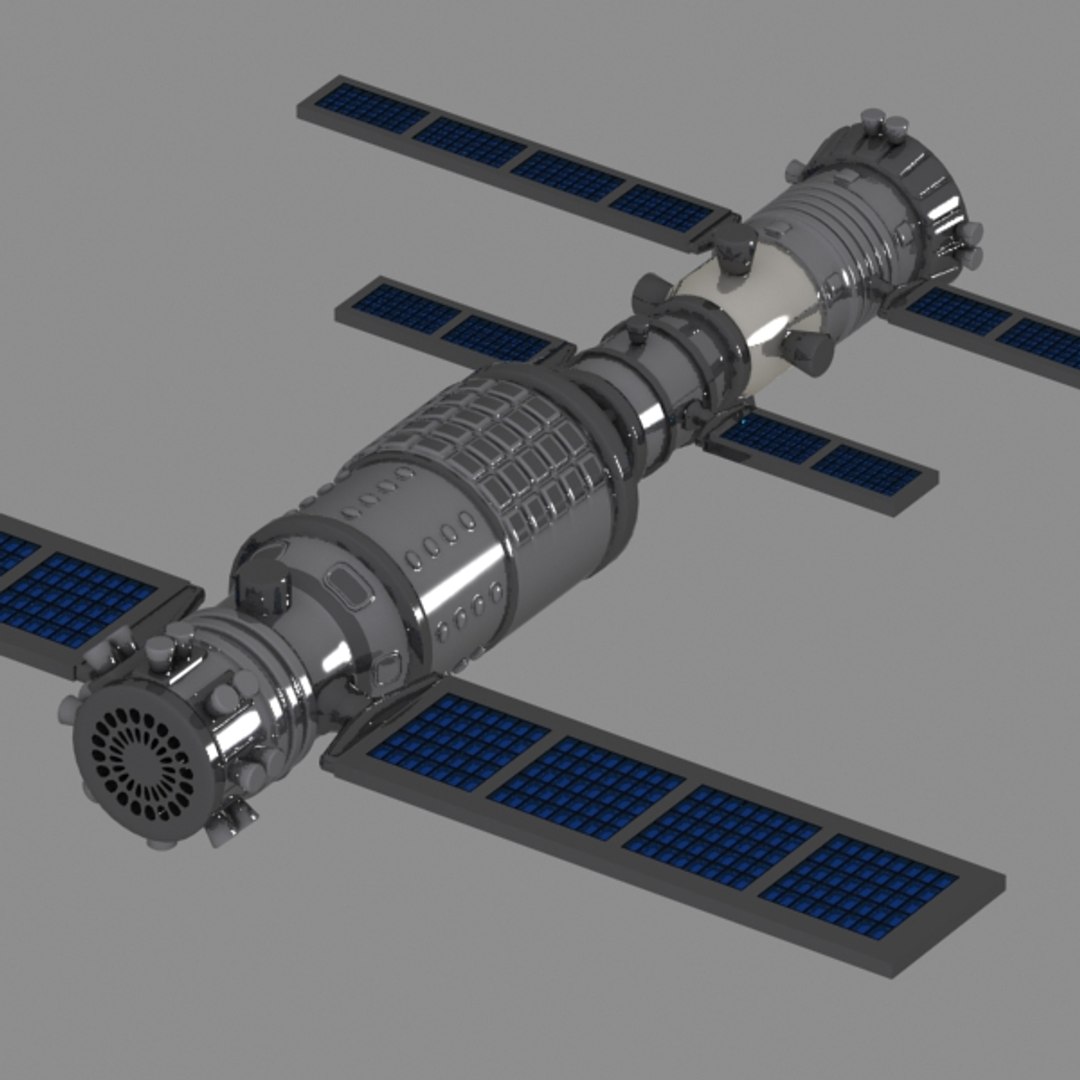 Space Station 3d Model