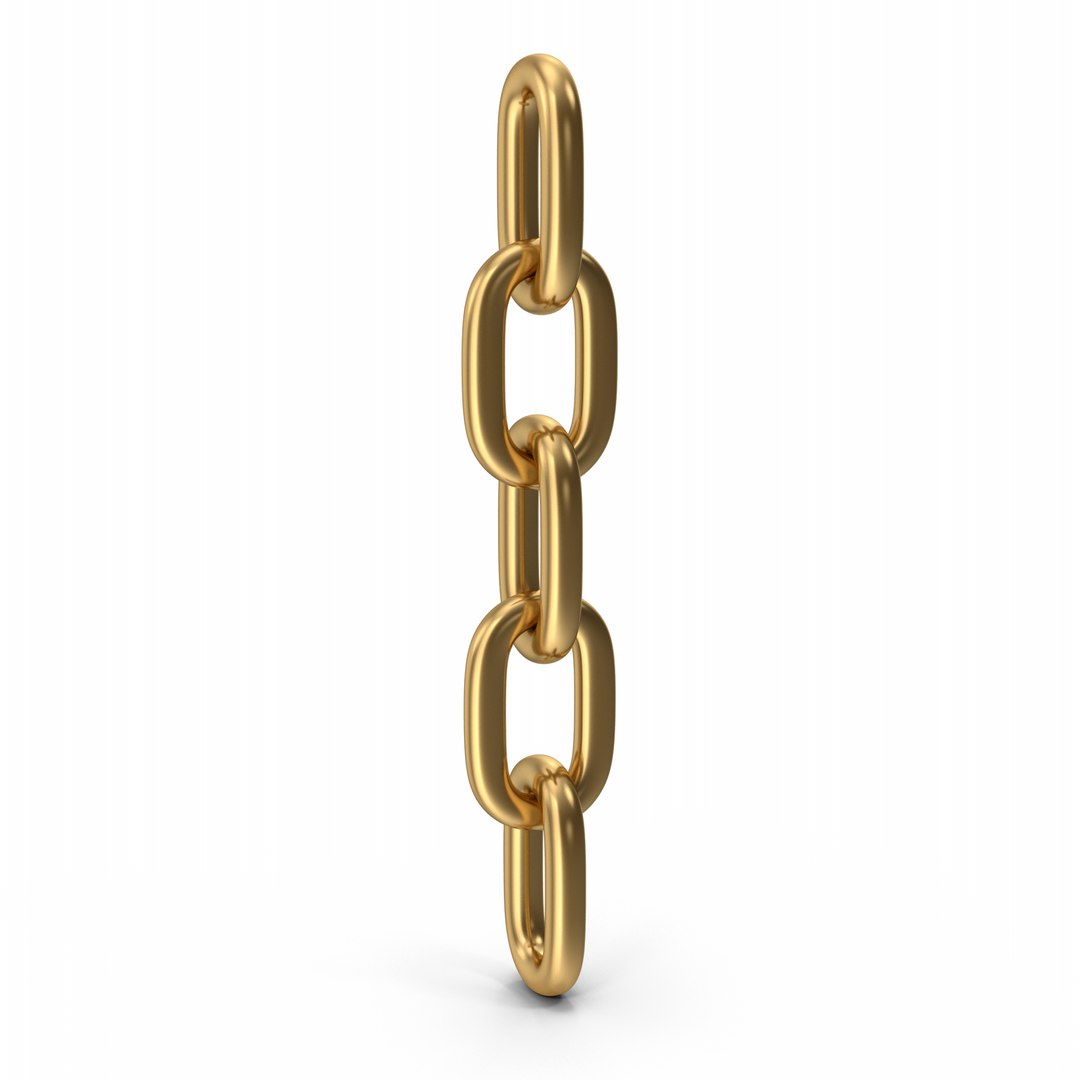Gold Chain 3D Model - TurboSquid 2293530
