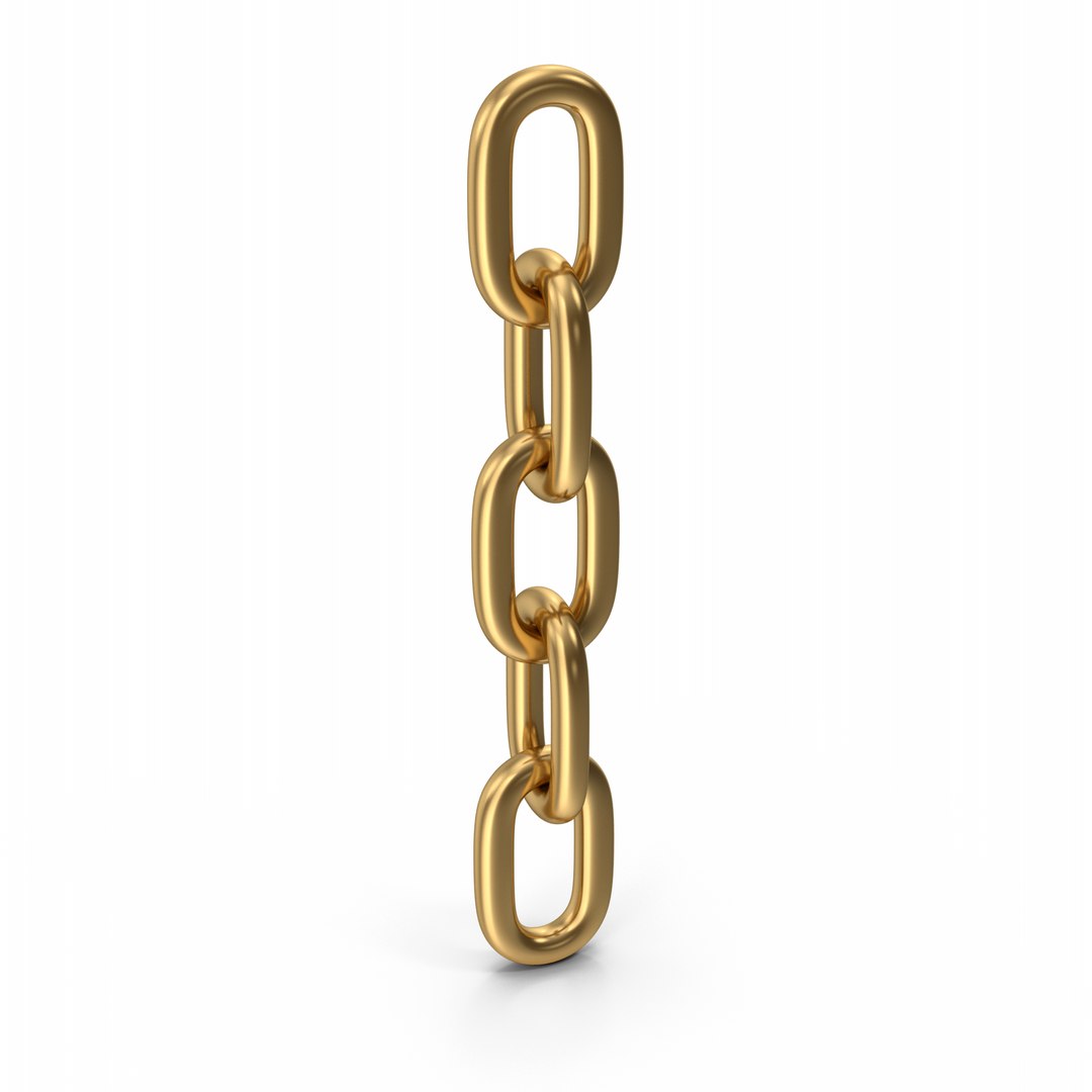 Gold Chain 3D Model - TurboSquid 2293530