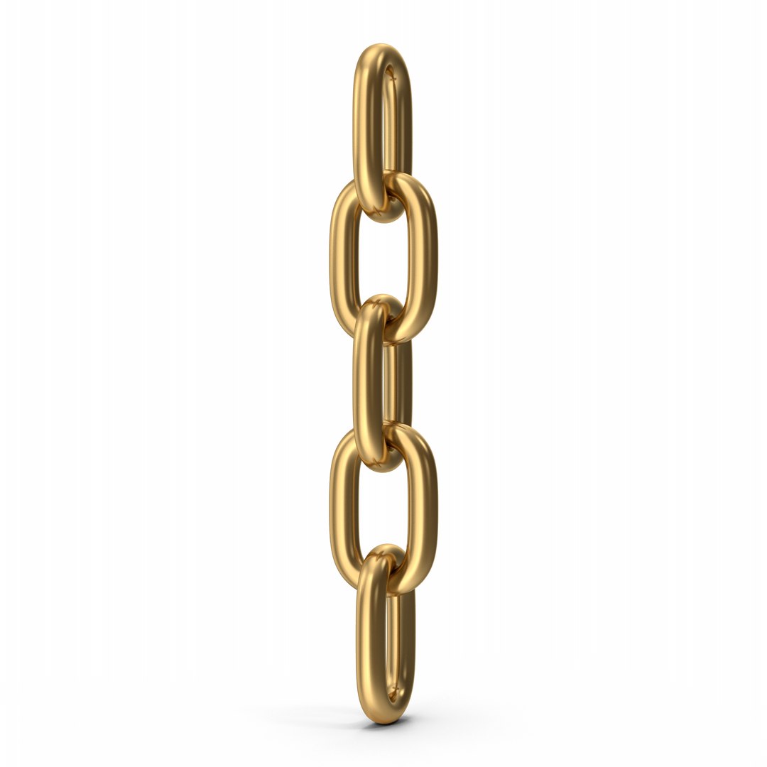 Gold Chain 3D Model - TurboSquid 2293530