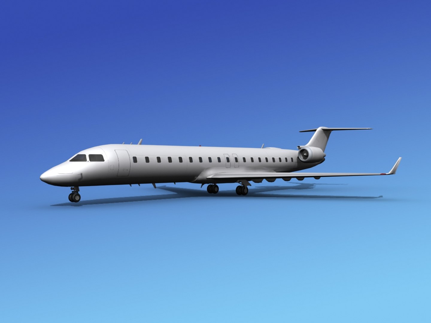 crj700 bombardier 3d max