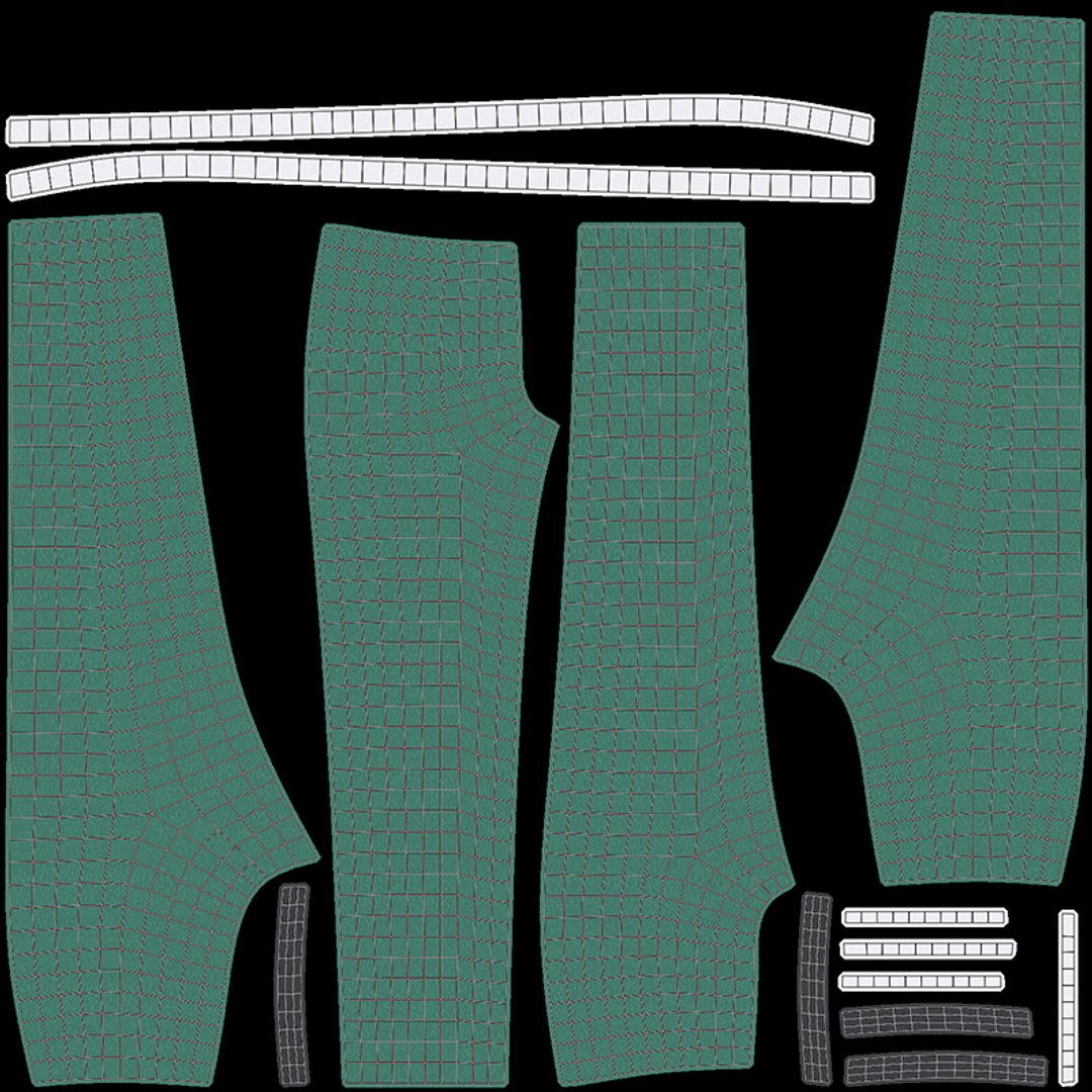 3D Male Tracksuit And Training Pants - TurboSquid 1928819