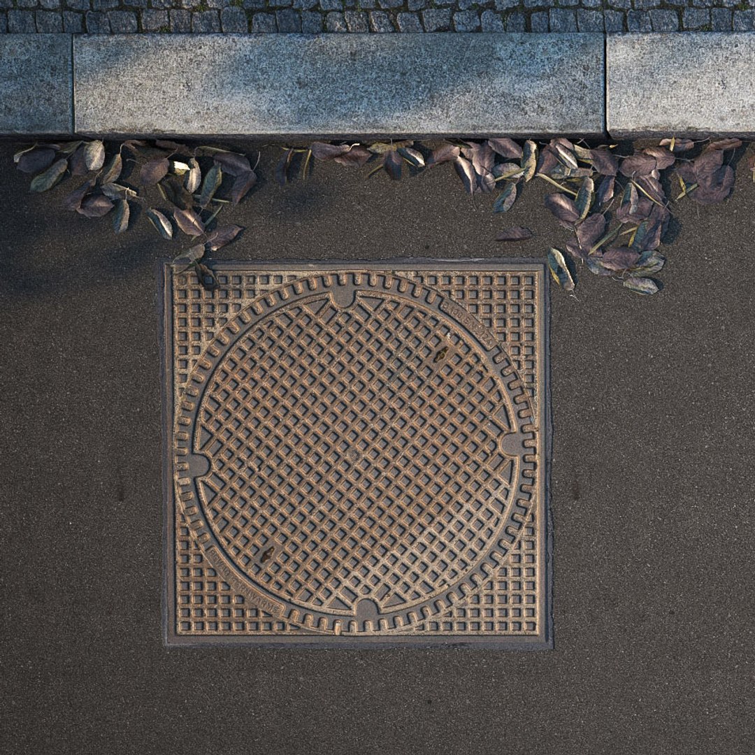 Manhole Cover 3D Model - TurboSquid 1211664